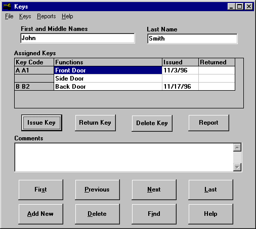 The Keys Program Screenshots - Free Software Download - Lawyerment