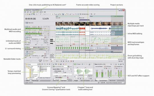ACID Pro Screenshots - Free Software Download - Lawyerment