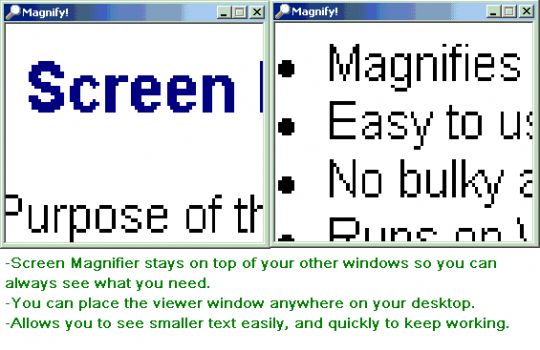 Screen Magnifier Screenshots - Free Software Download - Lawyerment