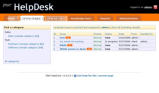 Jitbit HelpDesk Screenshots - Free Software Download - Lawyerment